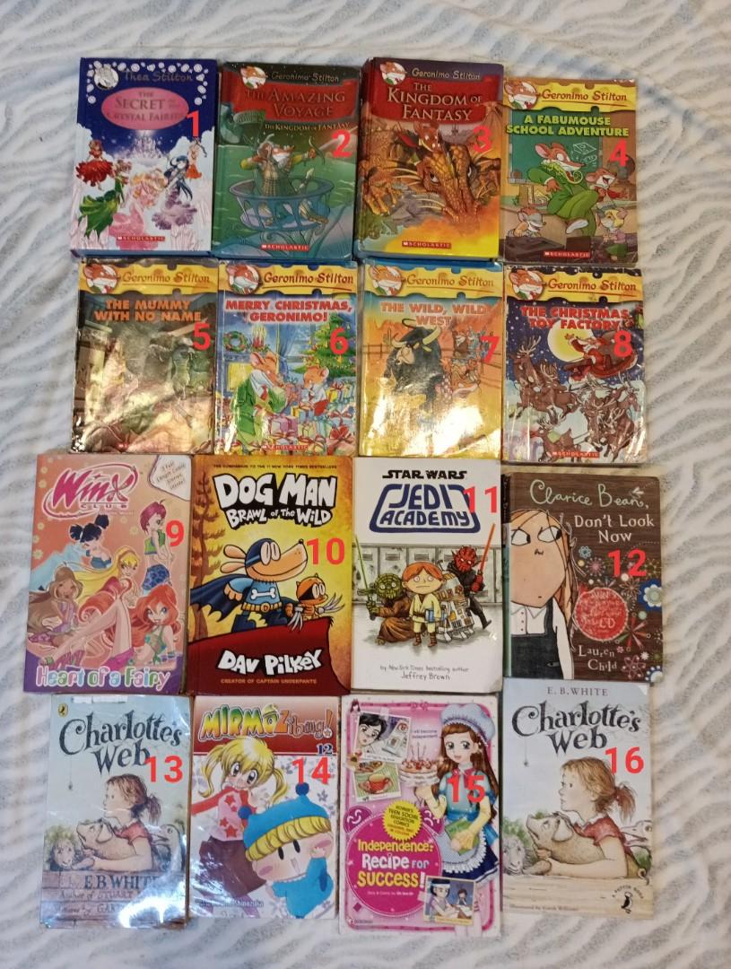 Geronimo Stilton, Winx Club, Dog Man, Star Wars, Clarice Bean ...