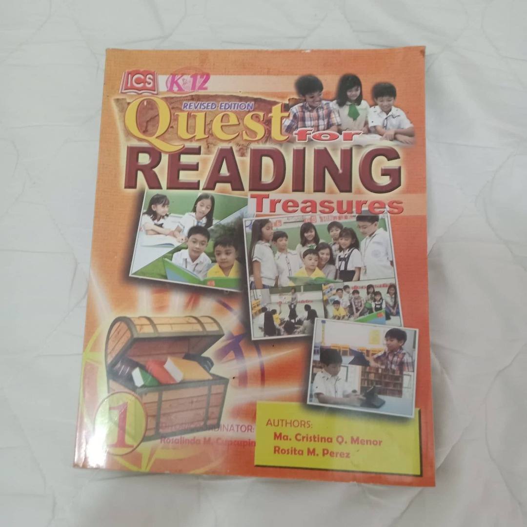 Grade 1 Textbook- Quest for Reading Treasures 1, Hobbies & Toys, Books ...