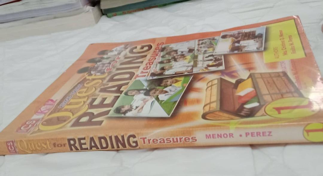 Grade 1 Textbook- Quest for Reading Treasures 1, Hobbies & Toys, Books ...