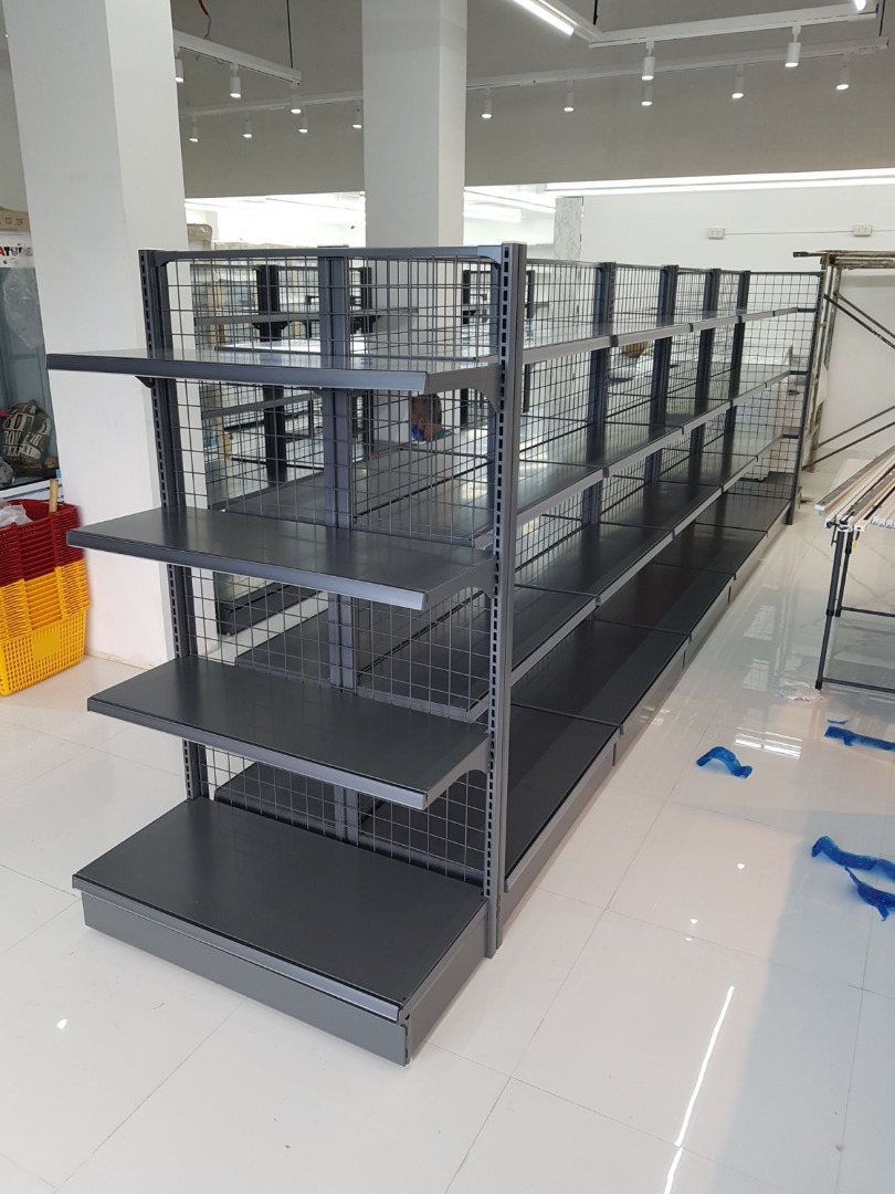 gray design gondola racks display, Furniture & Home Living, Furniture ...