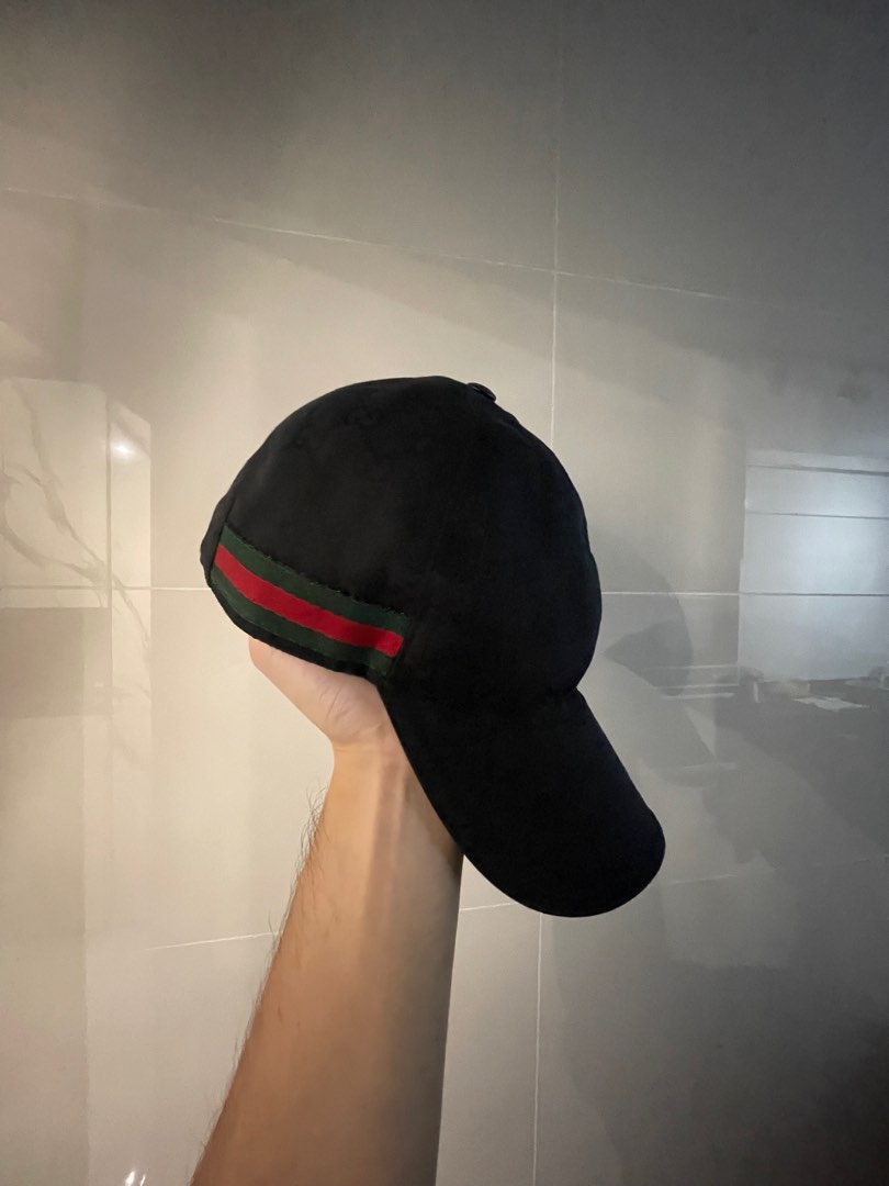 GUCCI classic black cap, Men's Fashion, Watches & Accessories, Caps ...