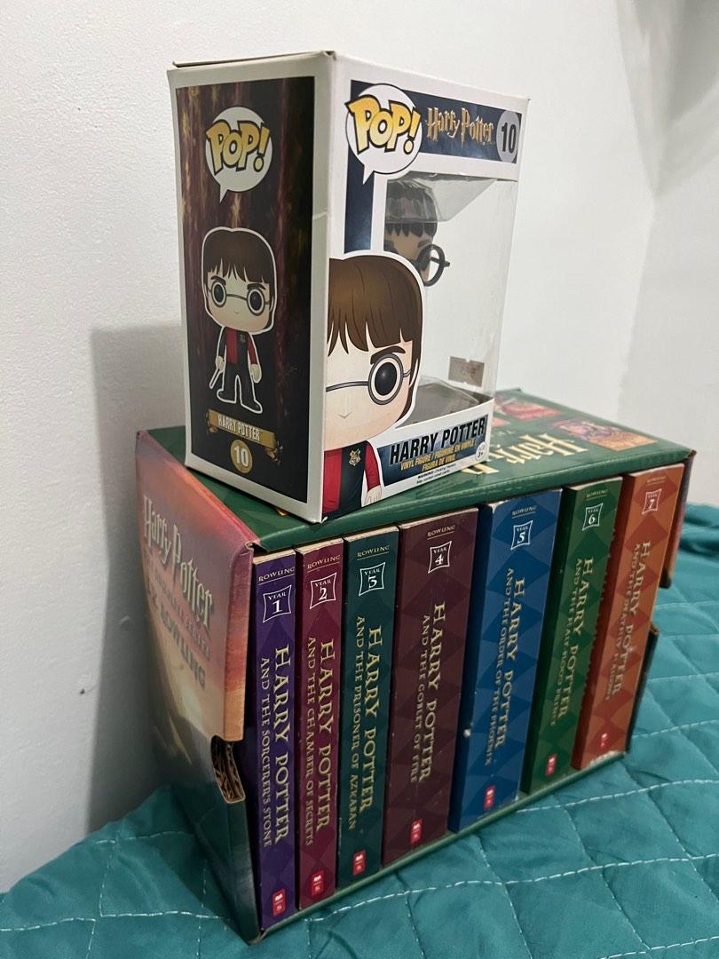 Harry Potter Books SET (with free original HP funko pop), Hobbies ...