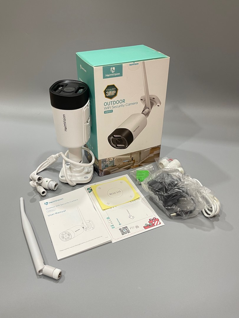HeimVision HM311 | 3MP 2K Outdoor Wireless Security Camera with ...