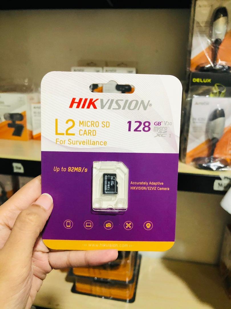 HIKVISION 128GB L2 MicroSD Card For Surveillance Class 10 HS-TF-L2/128G on Carousell