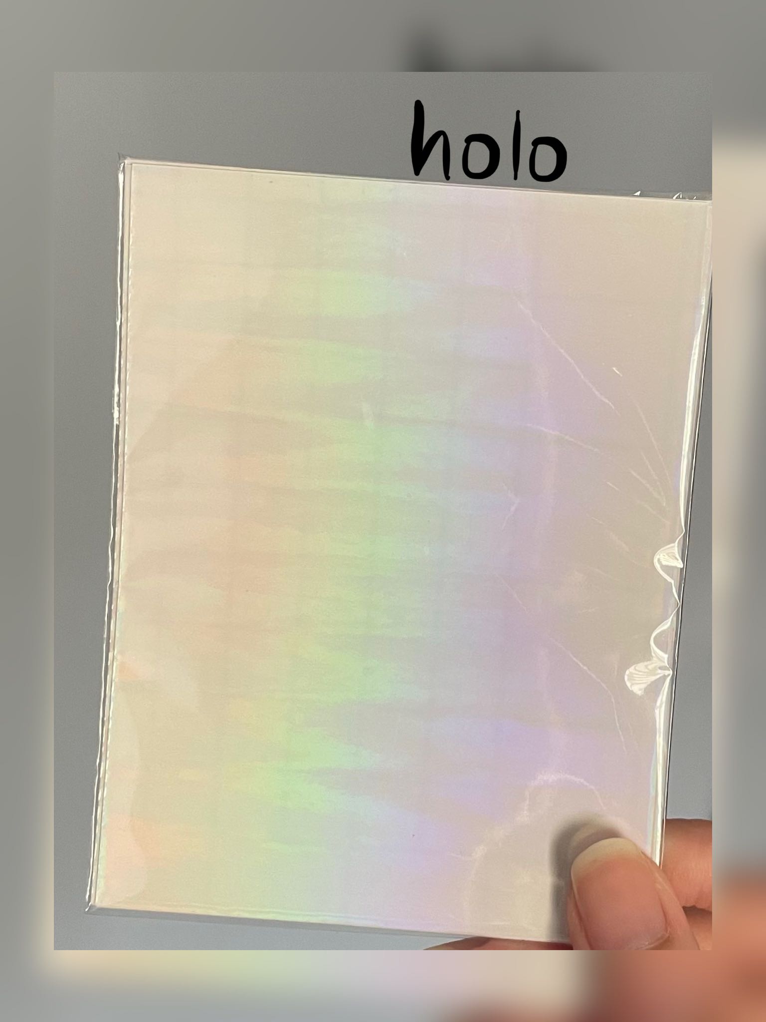 holographic laminate film sticker for toploader deco, Hobbies & Toys ...