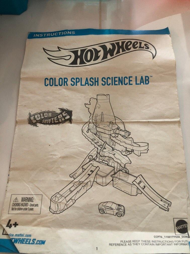 Hot Wheels Colour Splash Science Lab, Hobbies & Toys, Toys & Games on ...