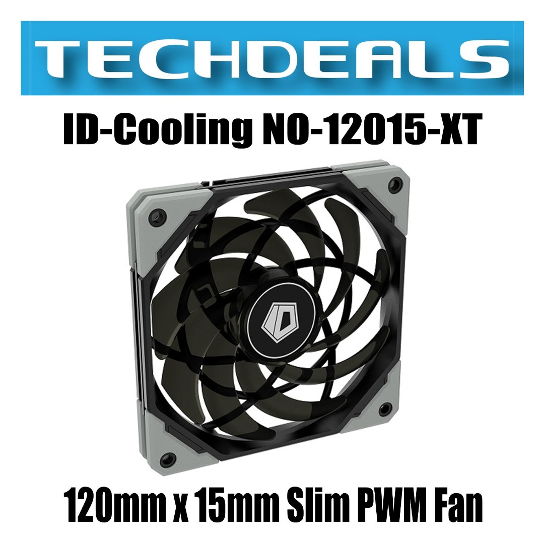 ID-Cooling NO-12015-XT 120mm x 15mm Slim PWM Fan, Computers & Tech ...