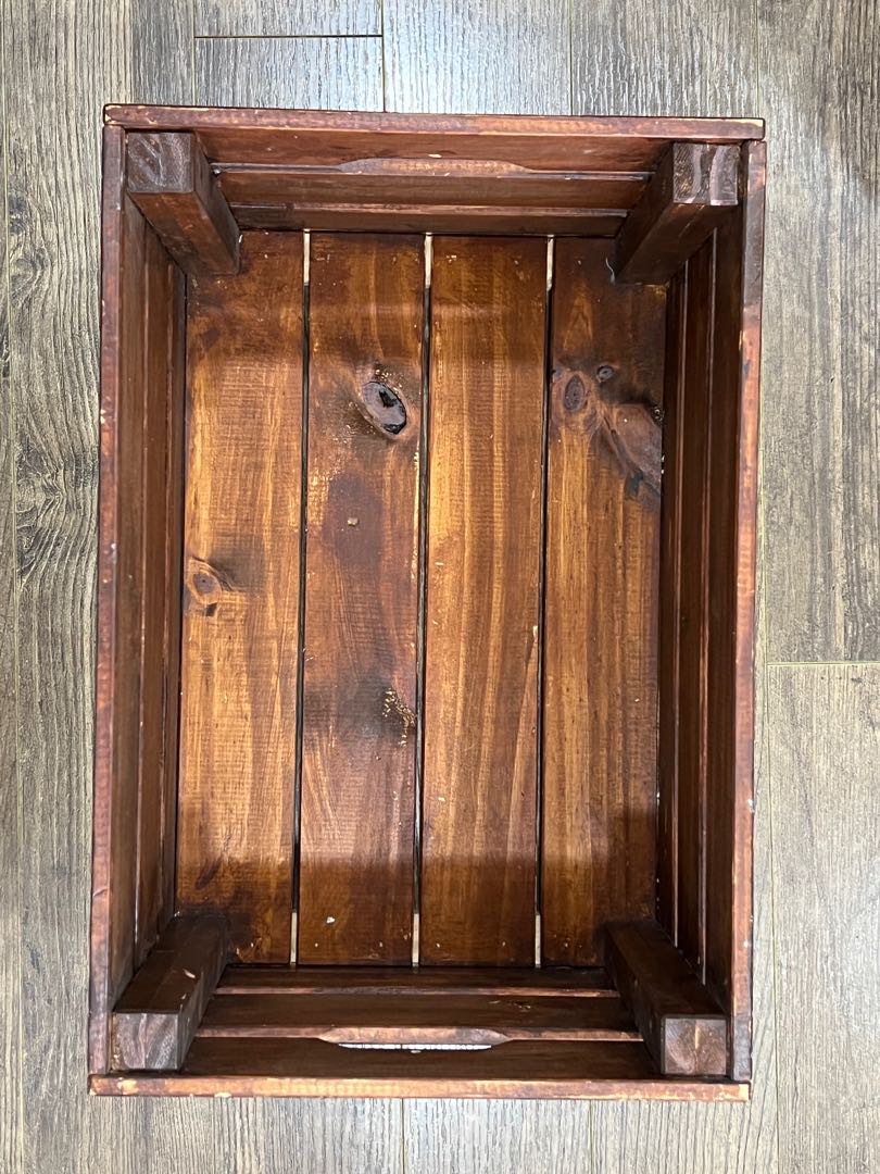 Ikea wooden box., Furniture & Home Living, Home Improvement ...