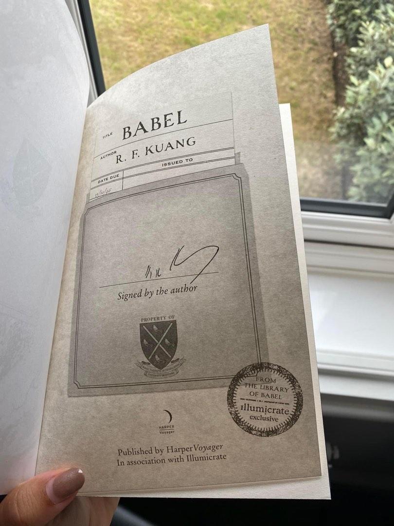 Illumicrate Babel by Rf Kuang, Hobbies & Toys, Books & Magazines ...