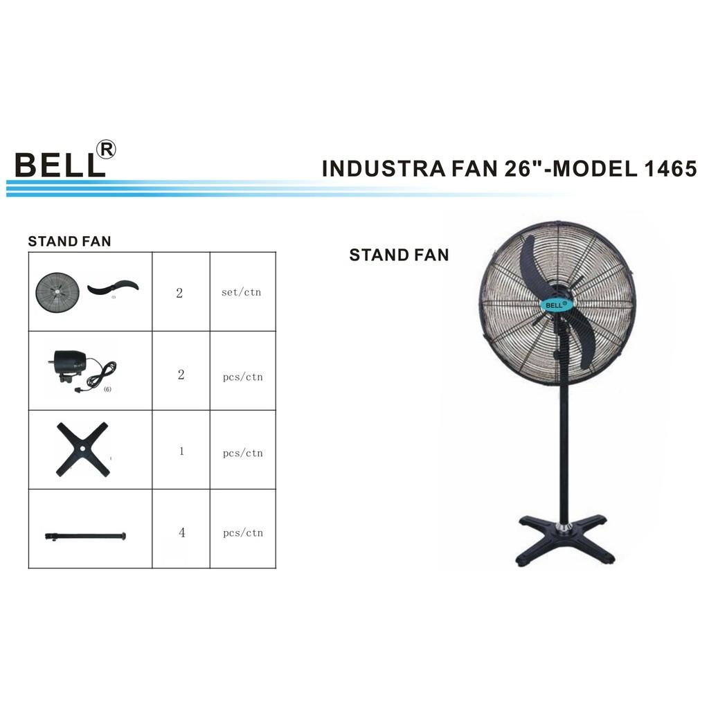 Industrial 26" Stand Fan / Industrial Stand Fan / Strong Powerful ...