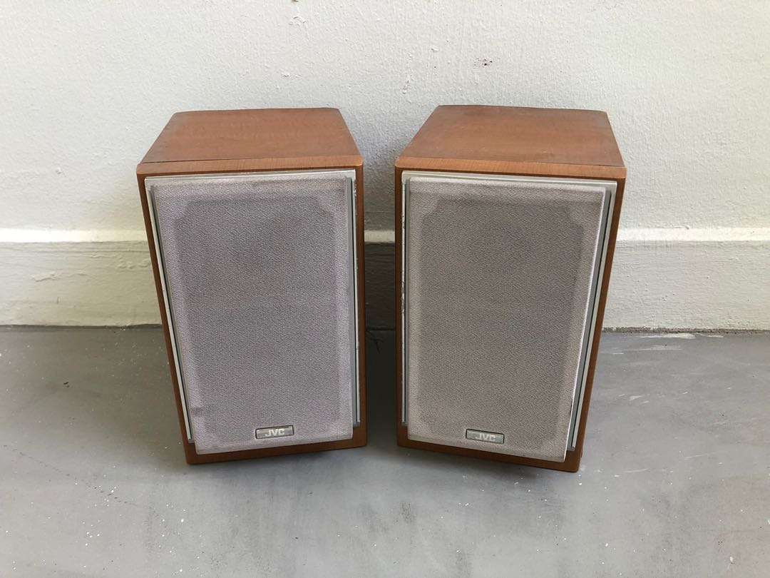 JVC Wooden Speakers, Audio, Soundbars, Speakers & Amplifiers on Carousell