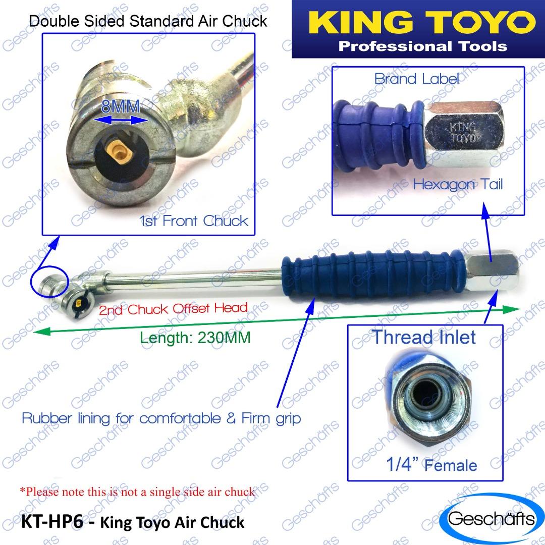 King Toyo Air Chuck HP6, Furniture & Home Living, Home Improvement ...
