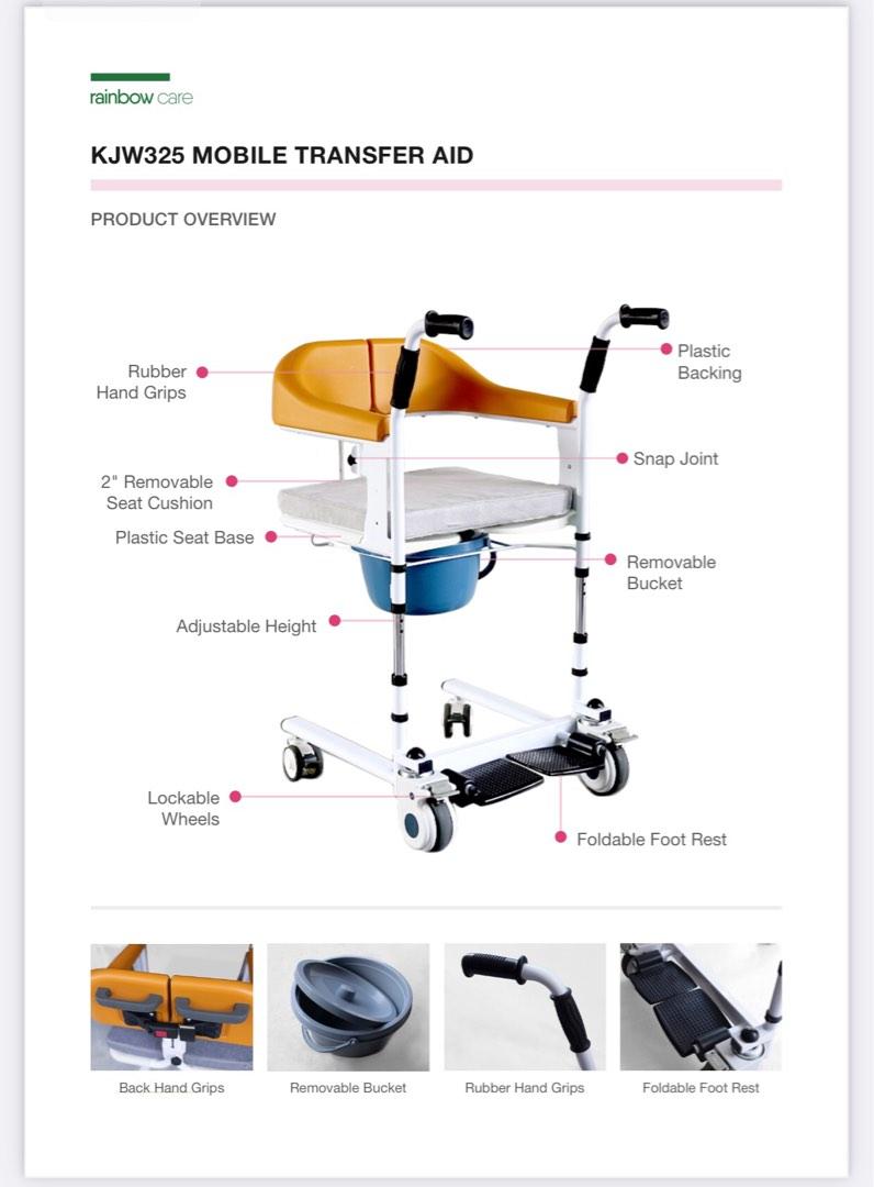 KJW325 Mobile Transfer Aid, Health & Nutrition, Assistive ...