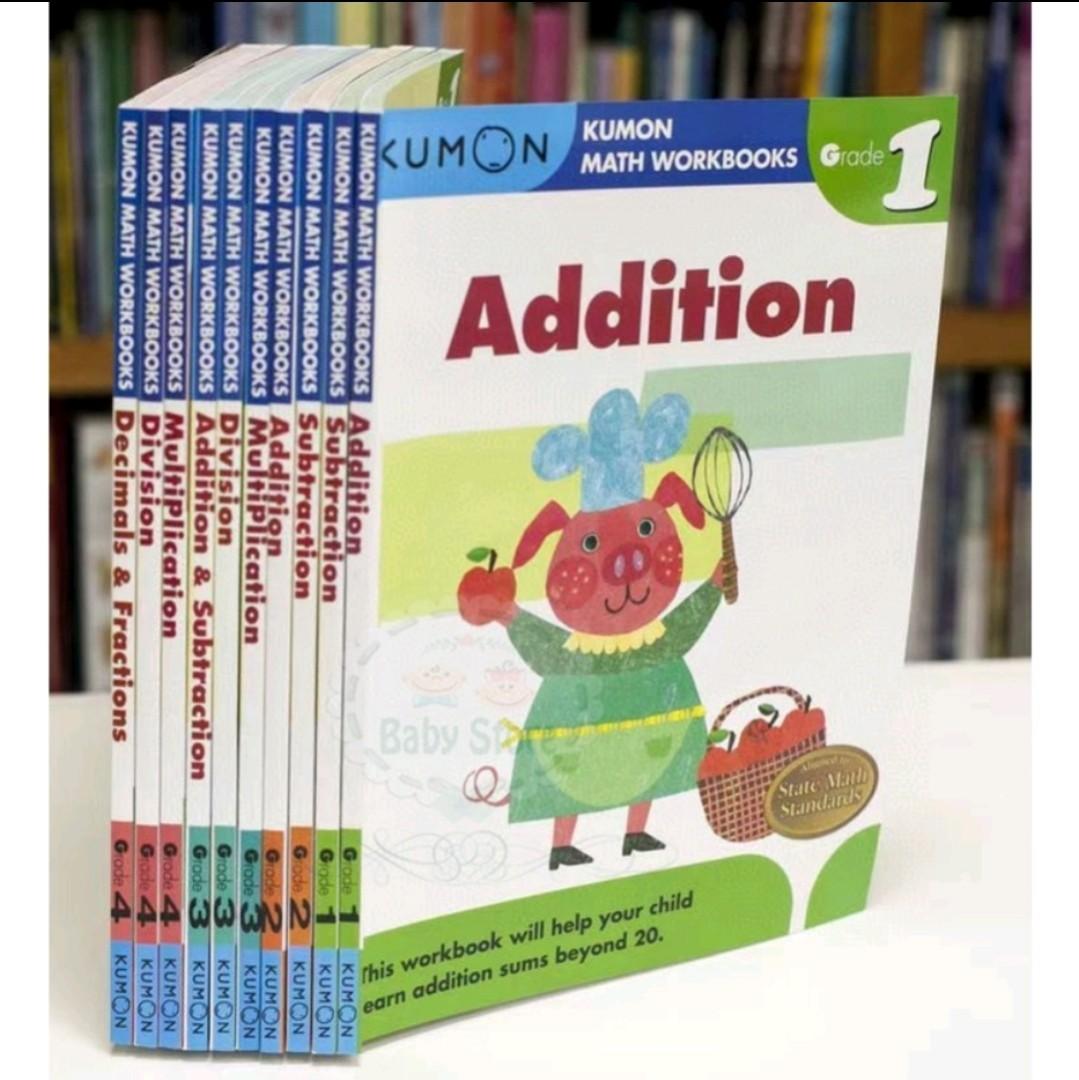 Kumon math workbook, Hobbies & Toys, Books & Magazines, Children's ...
