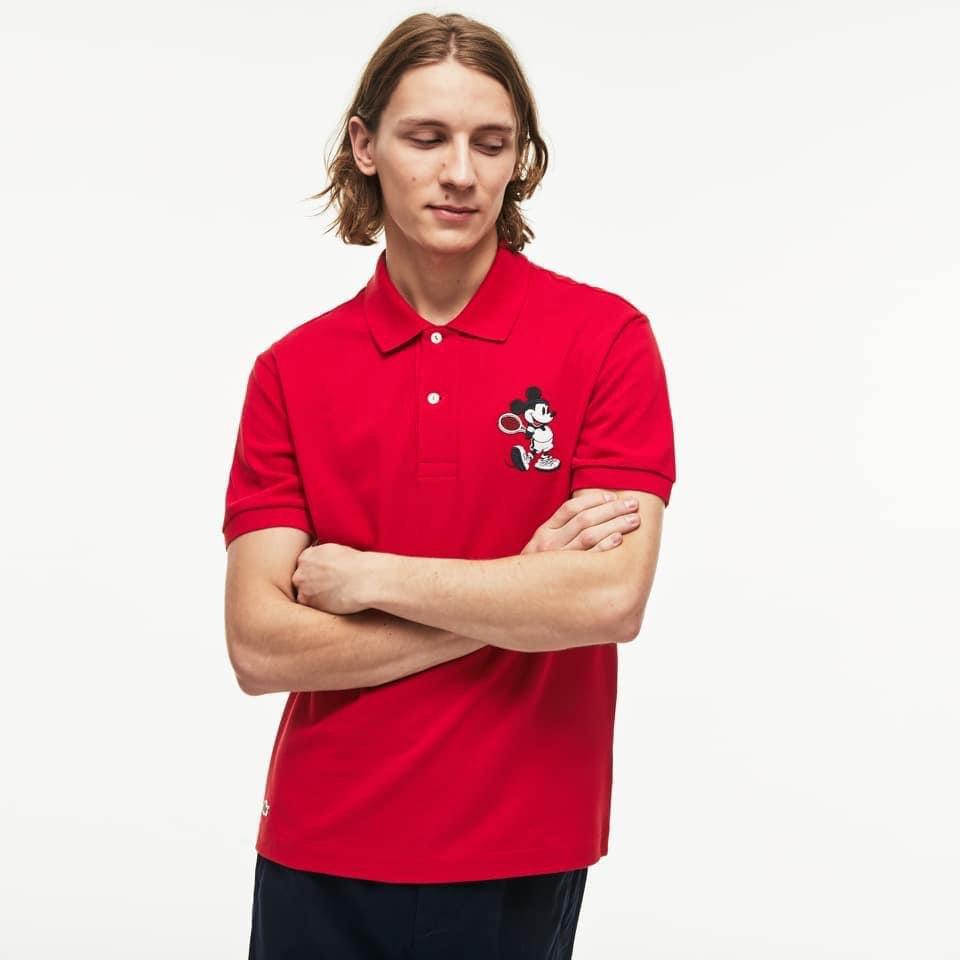 LACOSTE DISNEY MICKEY MOUSE - MEN, Men's Fashion, Tops & Sets, Tshirts ...