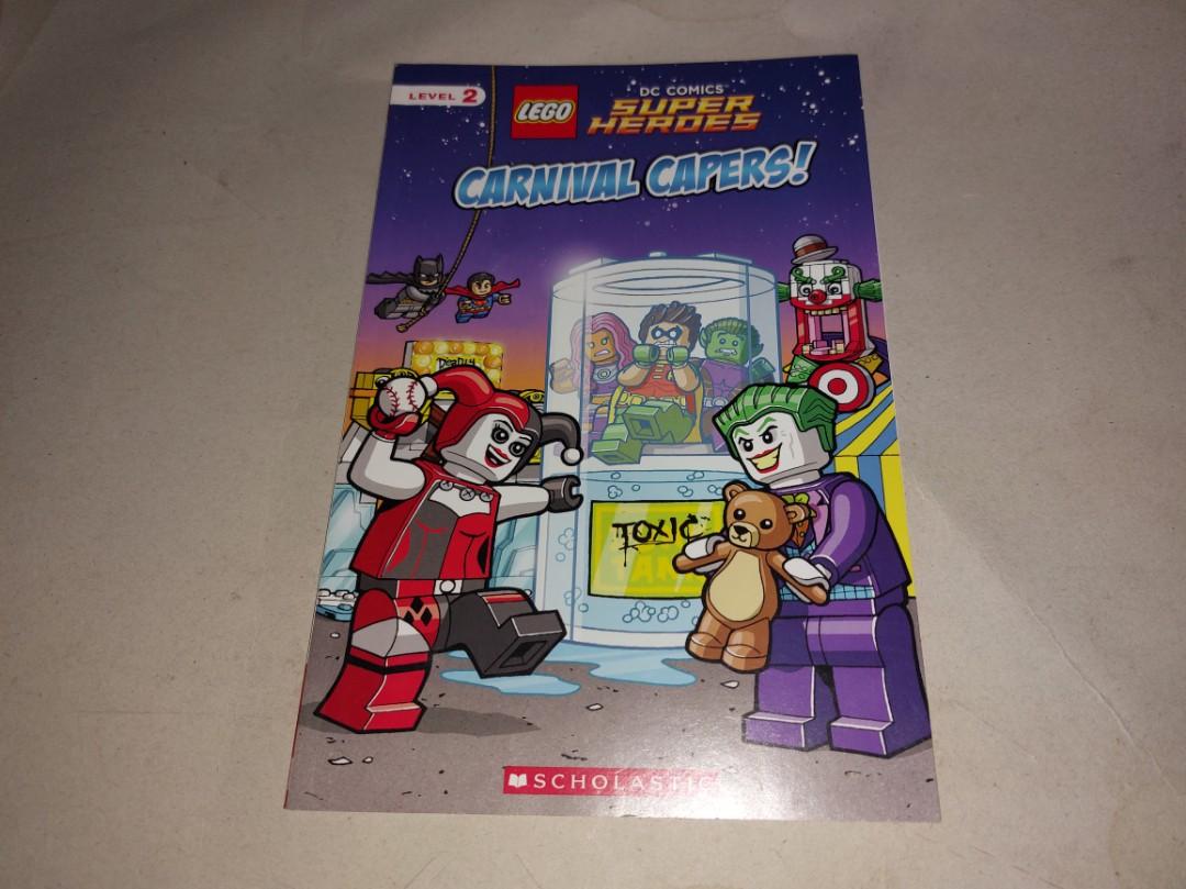 LEGO DC Comics Super Heroes Carnival Capers Collectible Scholastic Book ...