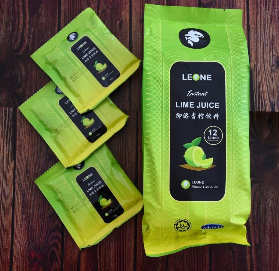 Leone Lime Juice (12 x 30g), Food & Drinks, Beverages on Carousell