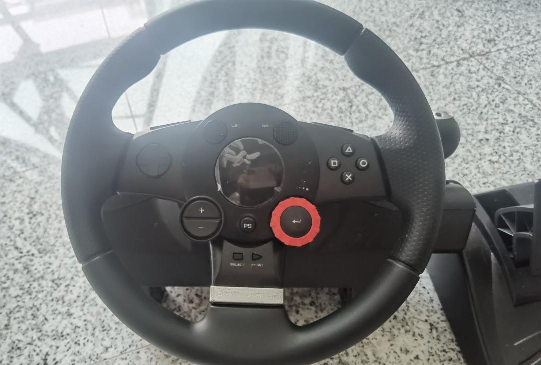 Logitech driving force GT PC compatible PS3, Video Gaming, Gaming ...