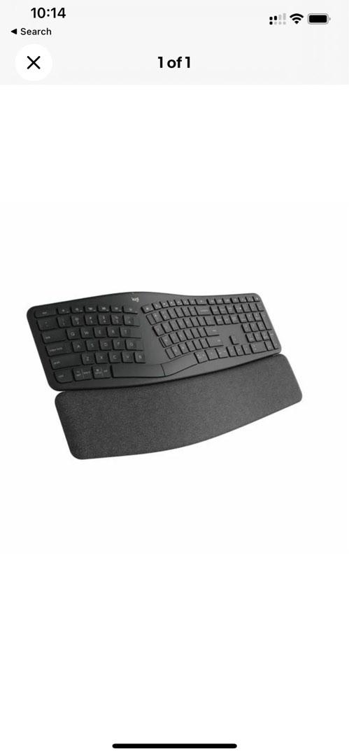 Logitech K Ergonomic Key Board Computers Tech Parts Accessories Computer Keyboard On