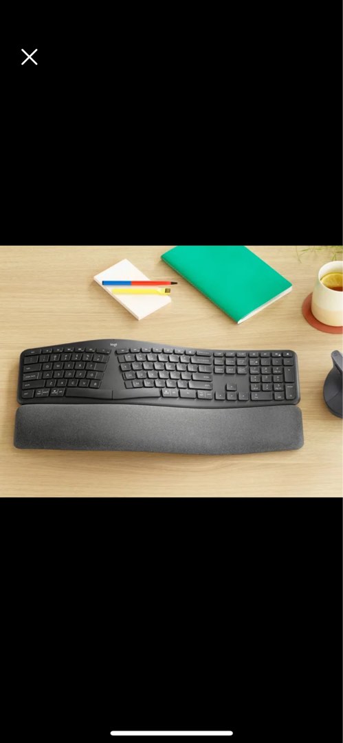 Logitech k860 ergonomic key board, Computers & Tech, Parts ...