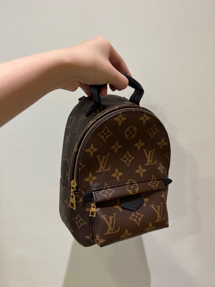LV mini Palm spring, Women's Fashion, Bags & Wallets, Backpacks on ...