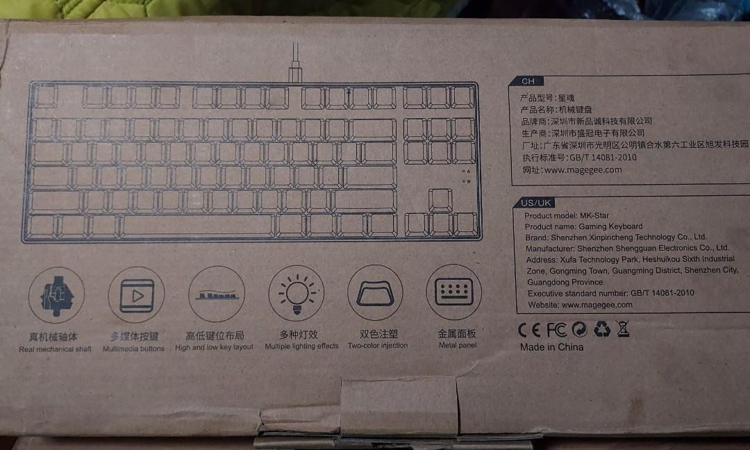 Magegee Mk-Star TKL, Computers & Tech, Parts & Accessories, Computer Keyboard on Carousell