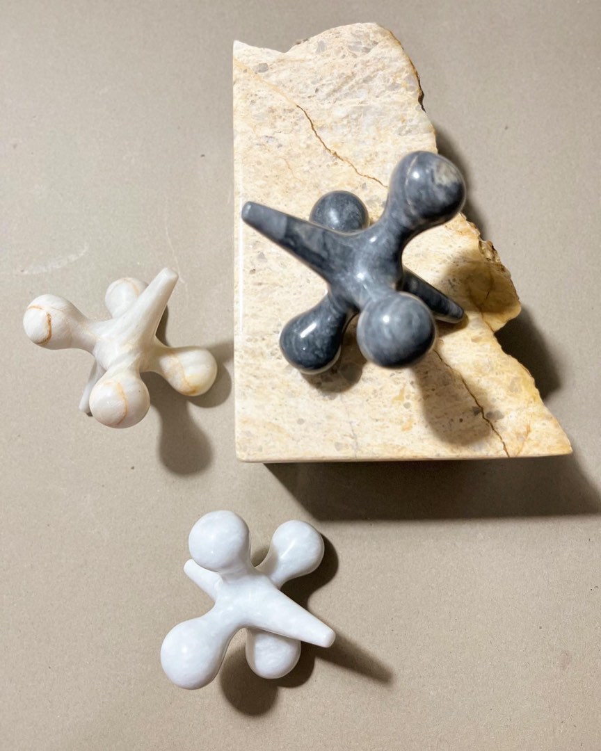 marble jackstones, Furniture & Home Living, Home Decor, Other Home ...