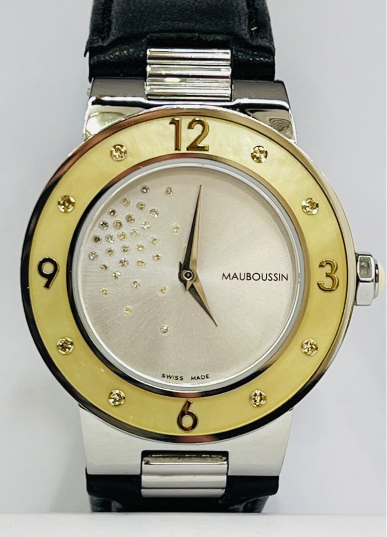 Mauboussin Diamond/Mop Quartz Watch(W0722), Women's Fashion, Watches ...