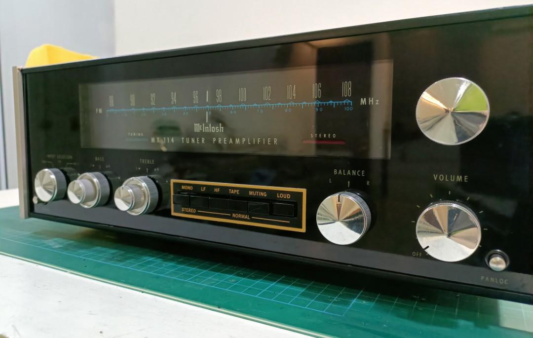 McIntosh mx114 preamplifier with FM tuner preamp, Audio, Soundbars ...