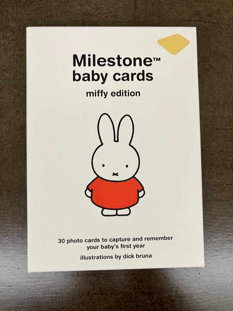 Miffy Baby milestone cards, Babies & Kids, Infant Playtime on Carousell