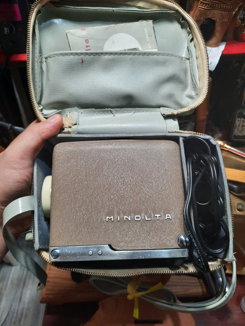 Minolta 35 mini projector, TV & Home Appliances, TV & Entertainment ...