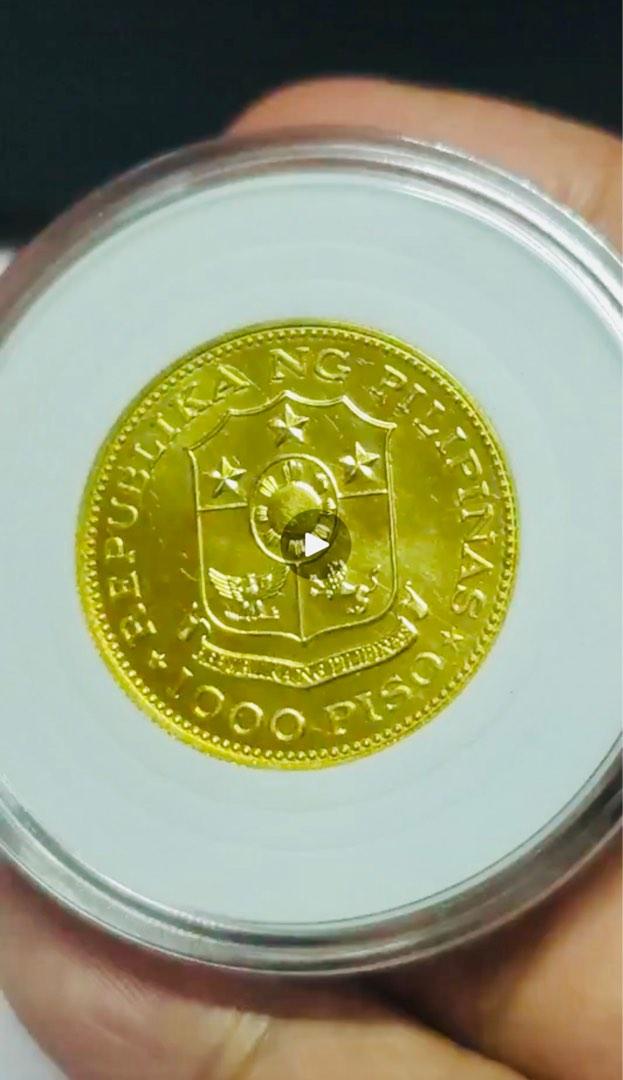 Mint 1975 Marcos Gold Coin The New Society, Hobbies & Toys, Memorabilia ...