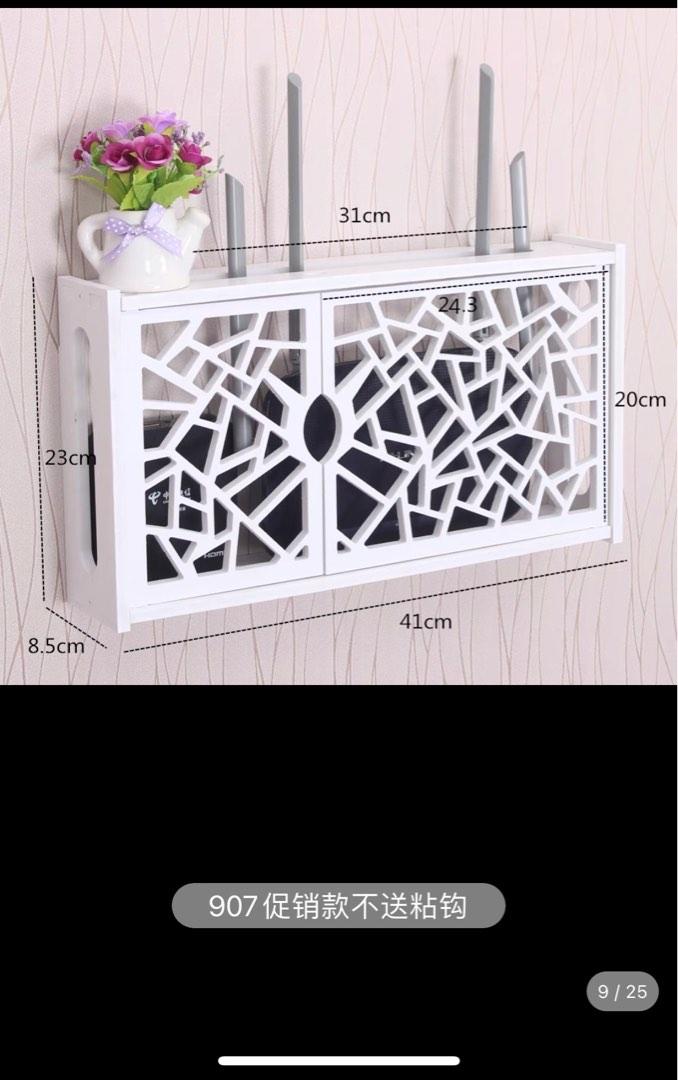 Modem shelf, Furniture & Home Living, Home Decor, Wall Decor on Carousell