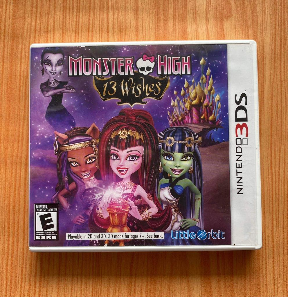 Monster High: 13 Wishes 2DS/3DS, Video Gaming, Video Games, Nintendo on ...