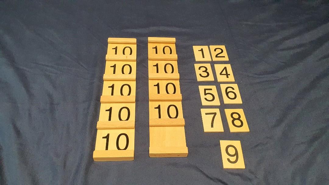 Montessori Teens and Tens Wooden Seguin Board, Hobbies & Toys ...