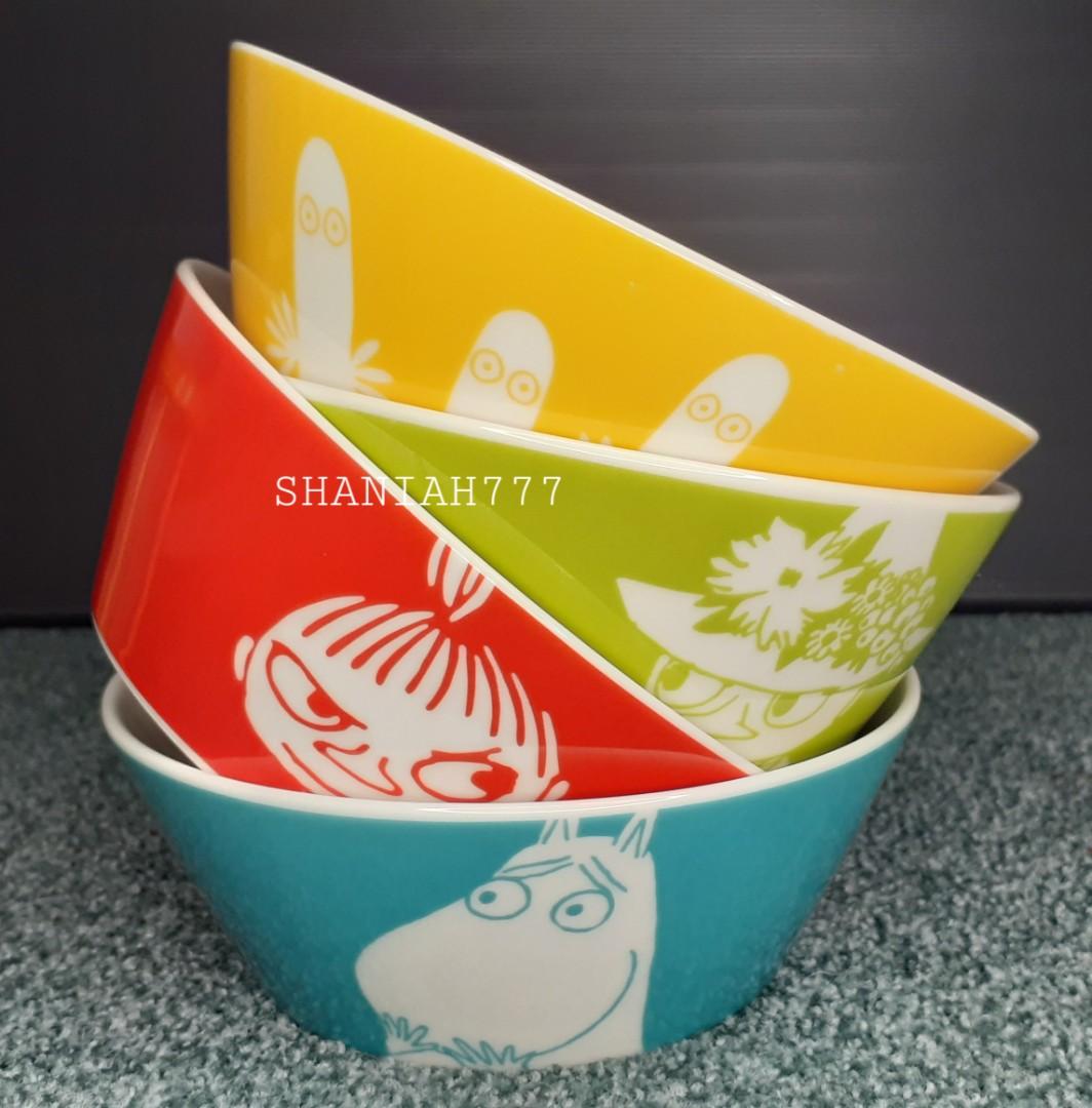 MOOMIN CHARACTERS Snufkin Little My Moomintroll Hattifatteners Set of ...