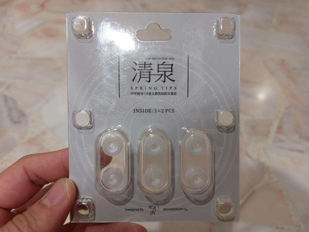 Moondrop Spring Tips (S), Audio, Portable Audio Accessories on Carousell