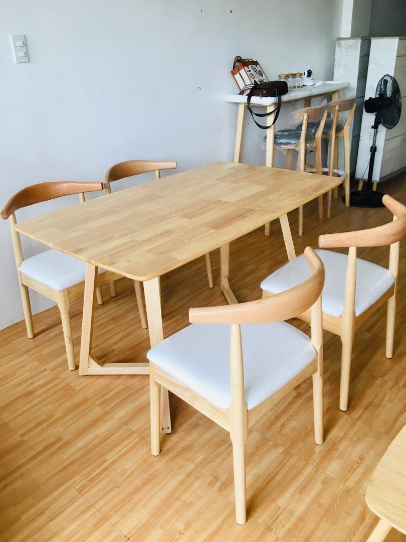 Muji 4 seater Dining Set, Furniture & Home Living, Furniture, Tables & Sets on Carousell