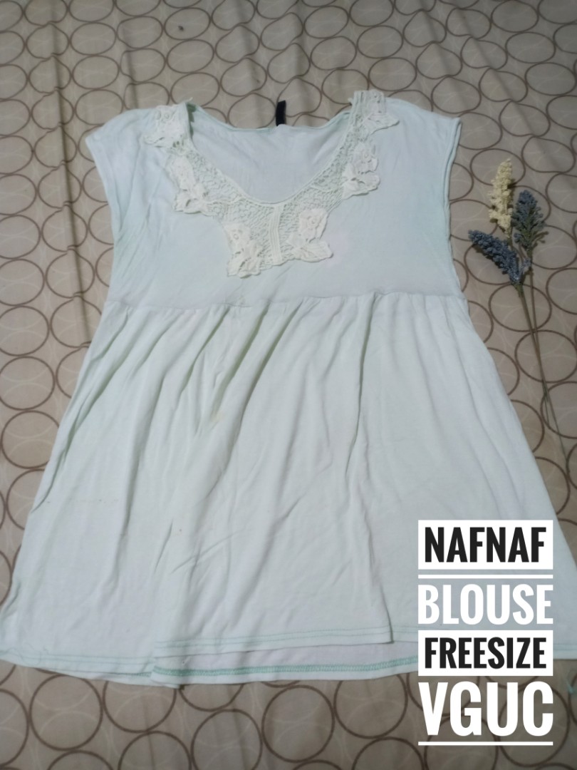 NAFNAF blouse, Women's Fashion, Tops, Others Tops on Carousell