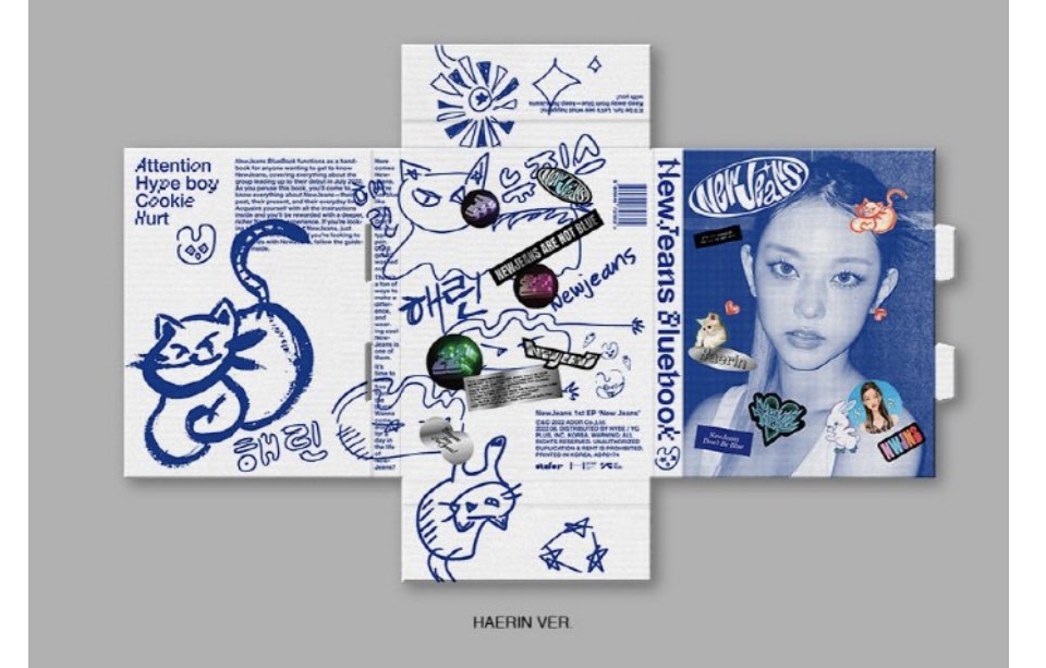 New Jeans Haerin blue book ver 專輯, 興趣及遊戲, 音樂樂器 & 配件, 音樂與媒體 - CD 及 DVD ...