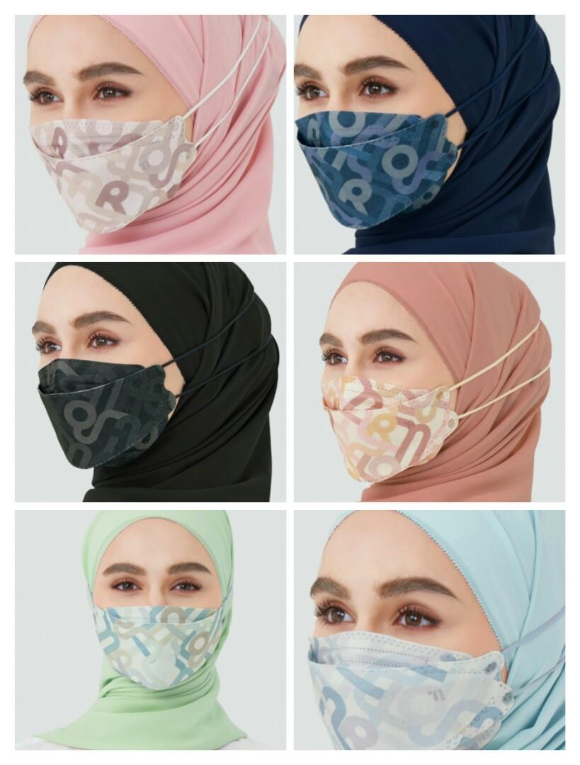 New!! Neelofa Naelofar Monogram Mania KF94 Headloop Mask (Instocks ...