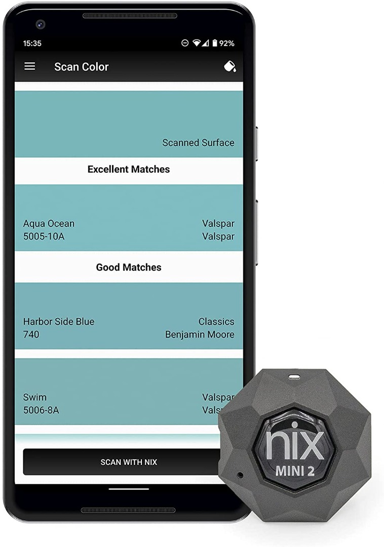 Nix Mini 2 Colour Sensor Colorimeter - Portable Colour Matching Tool ...