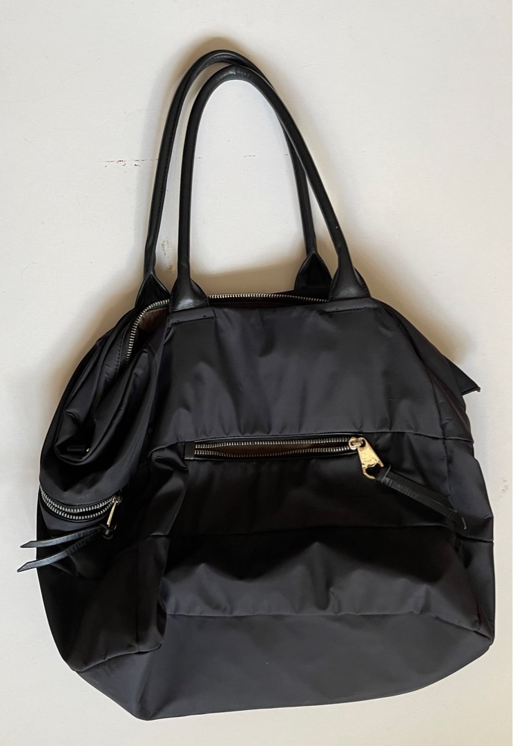 Nylon black multi compartment bag, Women's Fashion, Bags & Wallets ...