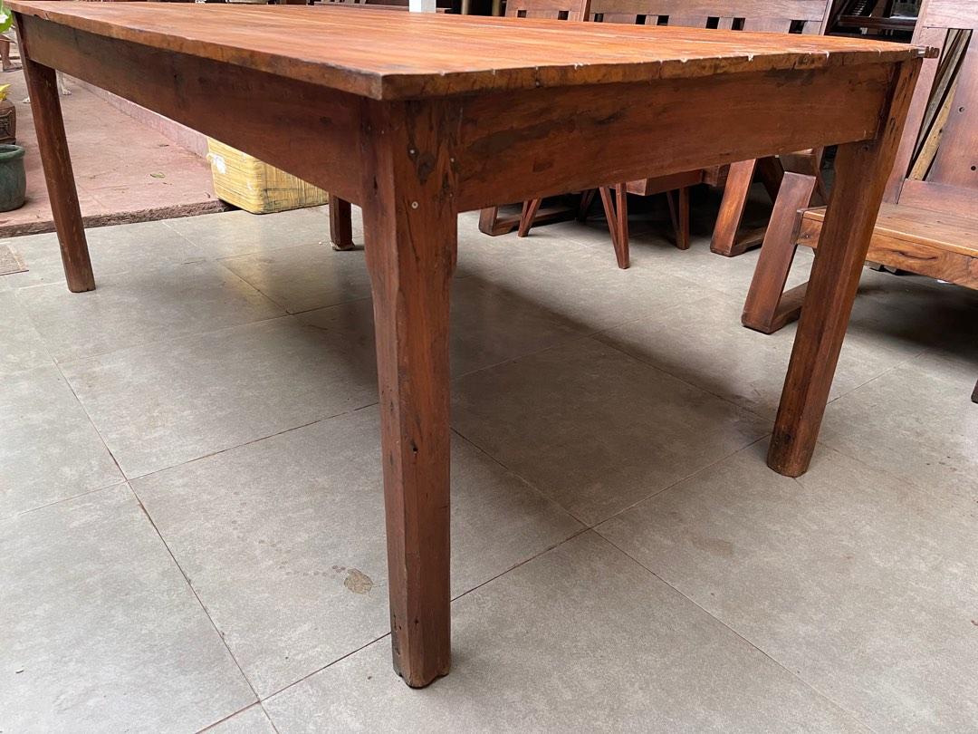 Old Narra Dining Table, Furniture & Home Living, Furniture, Tables ...