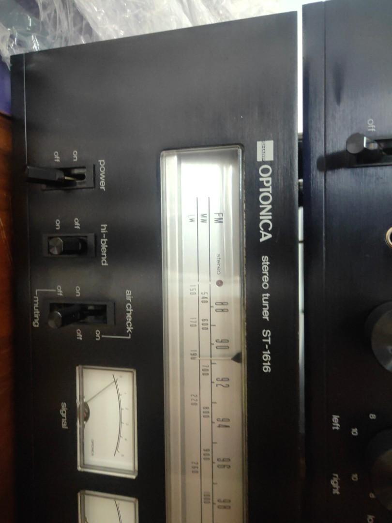 OPTONICA/SHARP vintage amps, Audio, Other Audio Equipment on Carousell