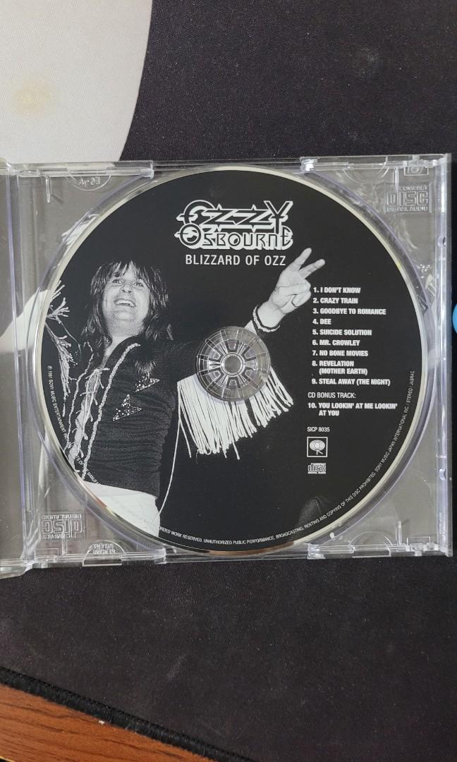 Ozzy Osbourne - Blizzard of Ozz 日版CD, 興趣及遊戲, 音樂樂器 & 配件, 音樂與媒體 - CD 及 DVD - Carousell