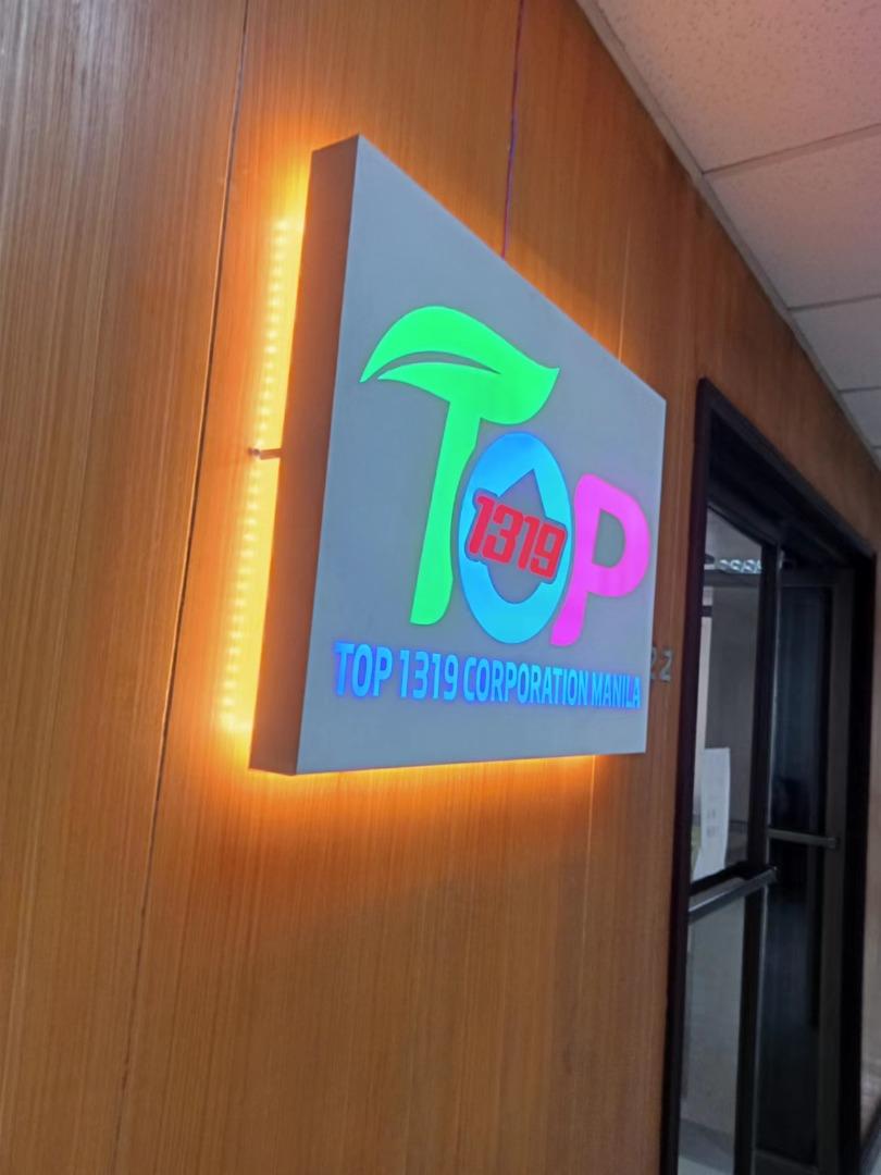 Panaflex / Stainless / Acrylic / G.I build up signage / Booth ...