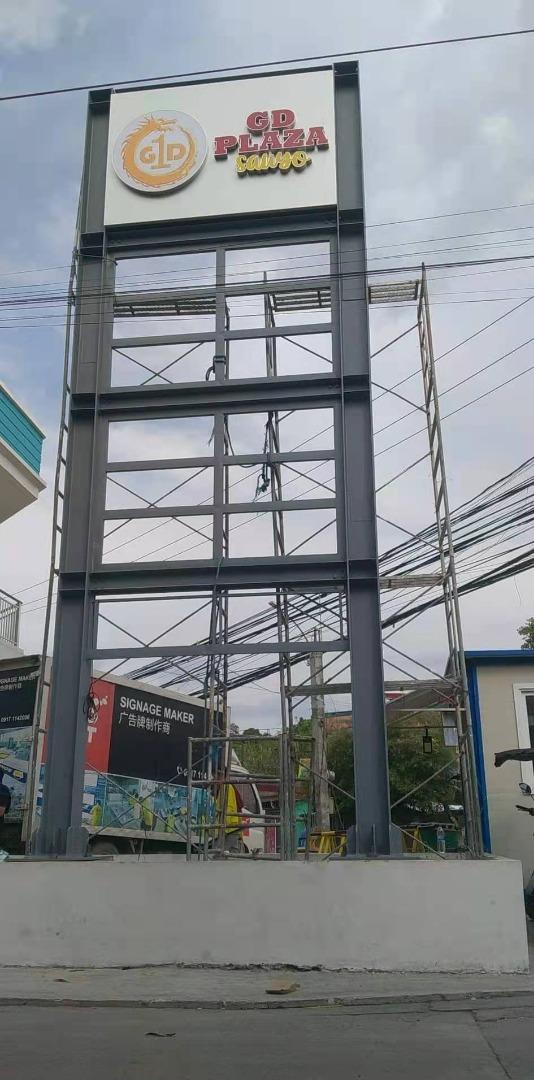 Panaflex / Stainless / Acrylic / G.I build up signage / Booth ...