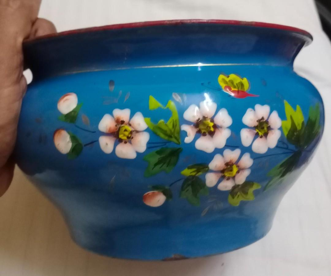 PERANAKAN NONYA CONTAINER BIG SIZED BEAUTIFUL FLOWER BUTTERFLY DESIGN ...