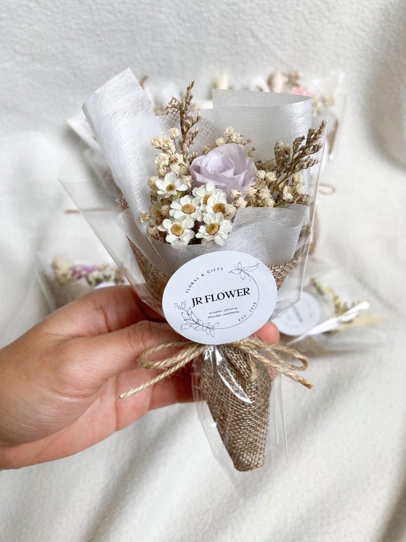 Petite Size Preserved Rose Bouquet, Hobbies & Toys, Stationery & Craft ...